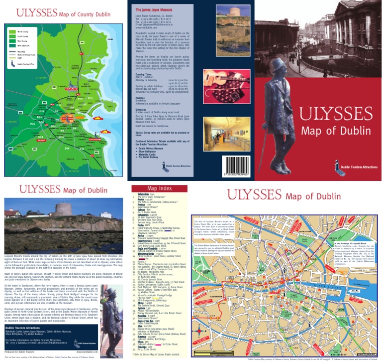 Ulysses Joyce Map | PDF