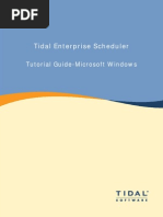 Tidal Enterprise Scheduler Overview | PDF | Menu (Computing ...