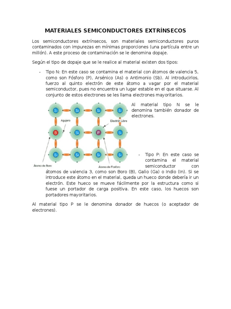 Semiconductores | Descargar gratis PDF | Semiconductores | Dopaje (semiconductor)