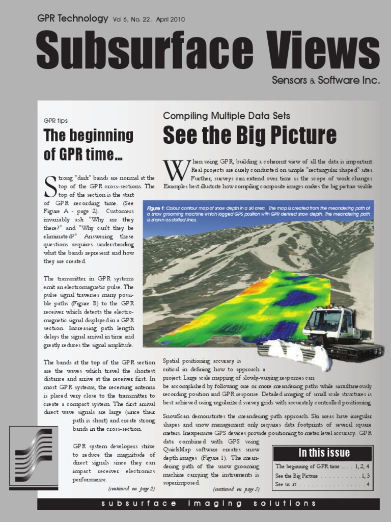 Subsurface Views: See The Big Picture | PDF | Antenna (Radio) | Signal ...