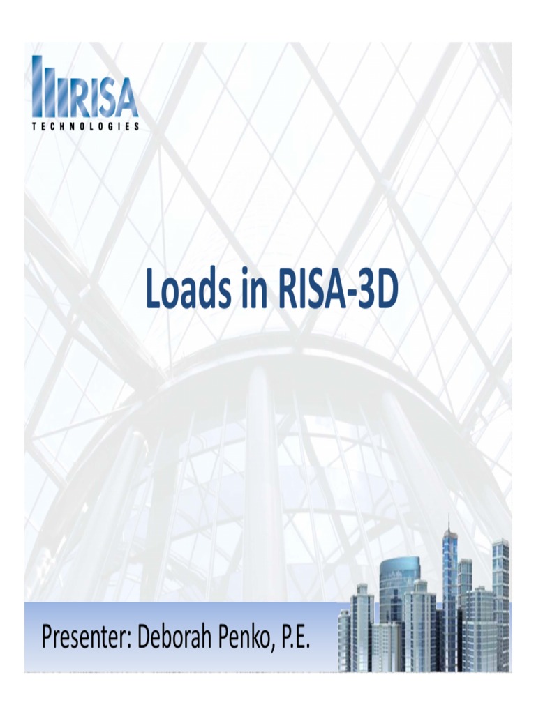 Loads in RISA-3D Webinar | PDF | Thermal Expansion | Materials