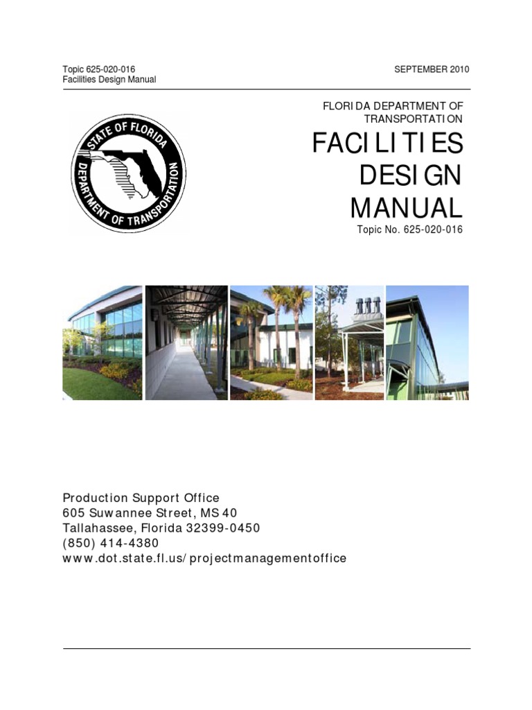 FDOT FacilitiesDesignManual 2010 | PDF | Green Building | Building Code