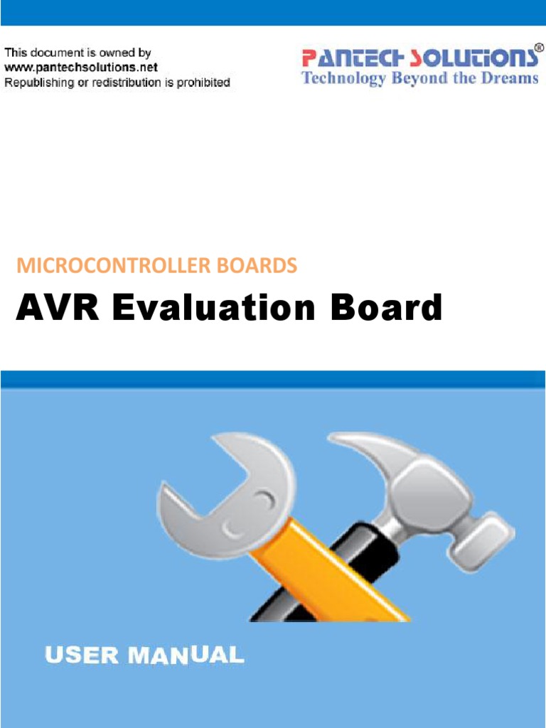 User Manual For ATMEGA Evaluation Kit | PDF | Electronics ...