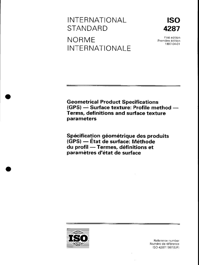Iso 4287 | PDF