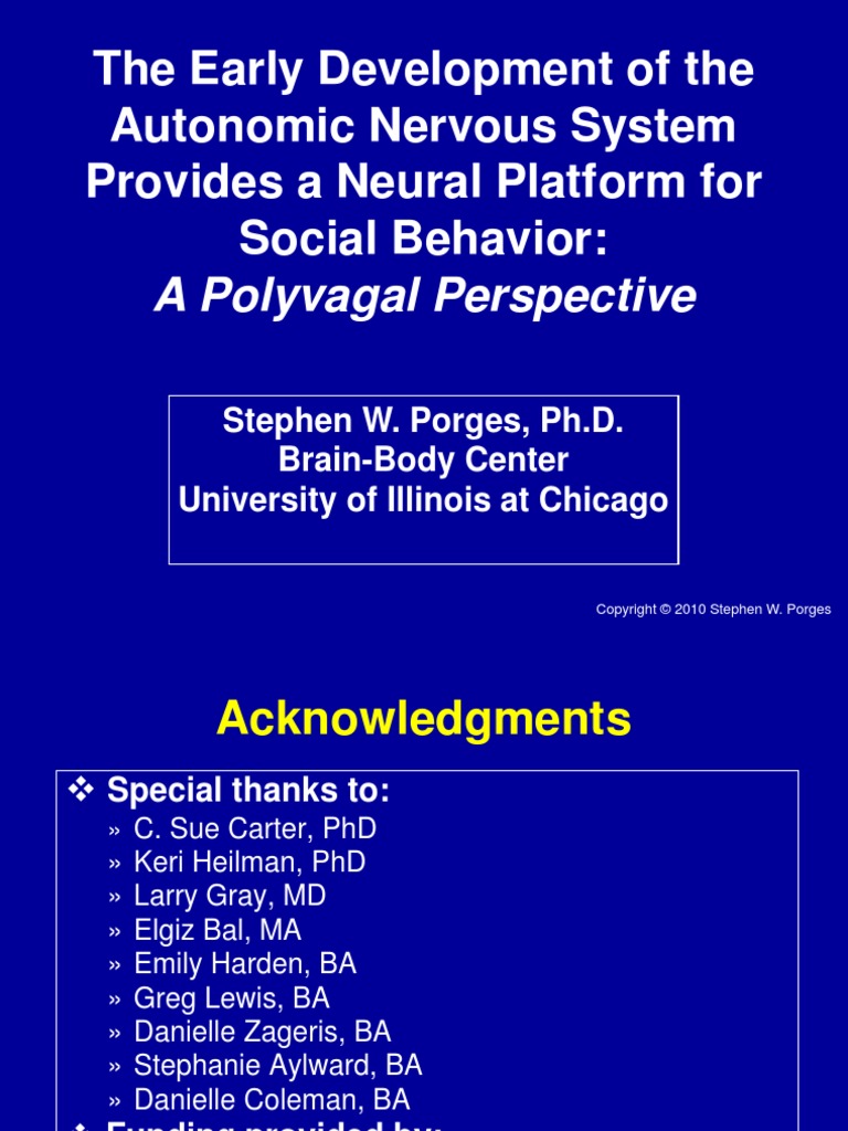 Polyvagal Theory | Earth & Life Sciences | Neuroscience Polyvagal Theory | Earth & Life Sciences | Neuroscience