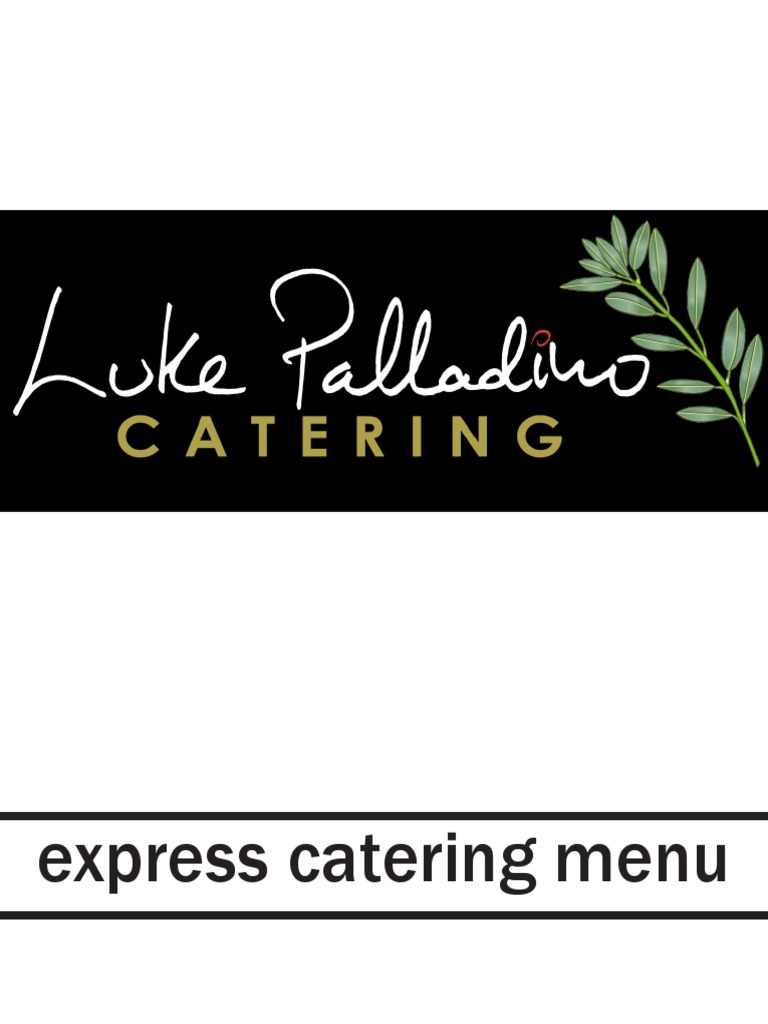 Express Catering Menu 04162015 | PDF | Pesto | Salad