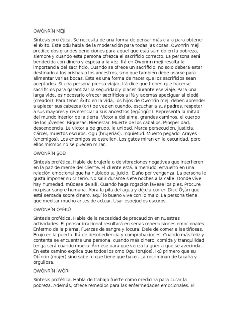 Dafamadan ÒWÒNRÍN MÉJÌ | PDF | Amor | Religión y creencia