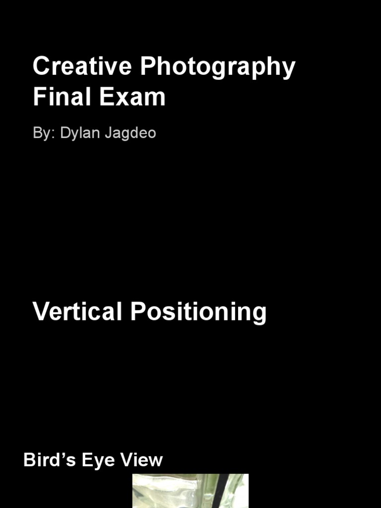 Creative Photography Exam Guide | PDF