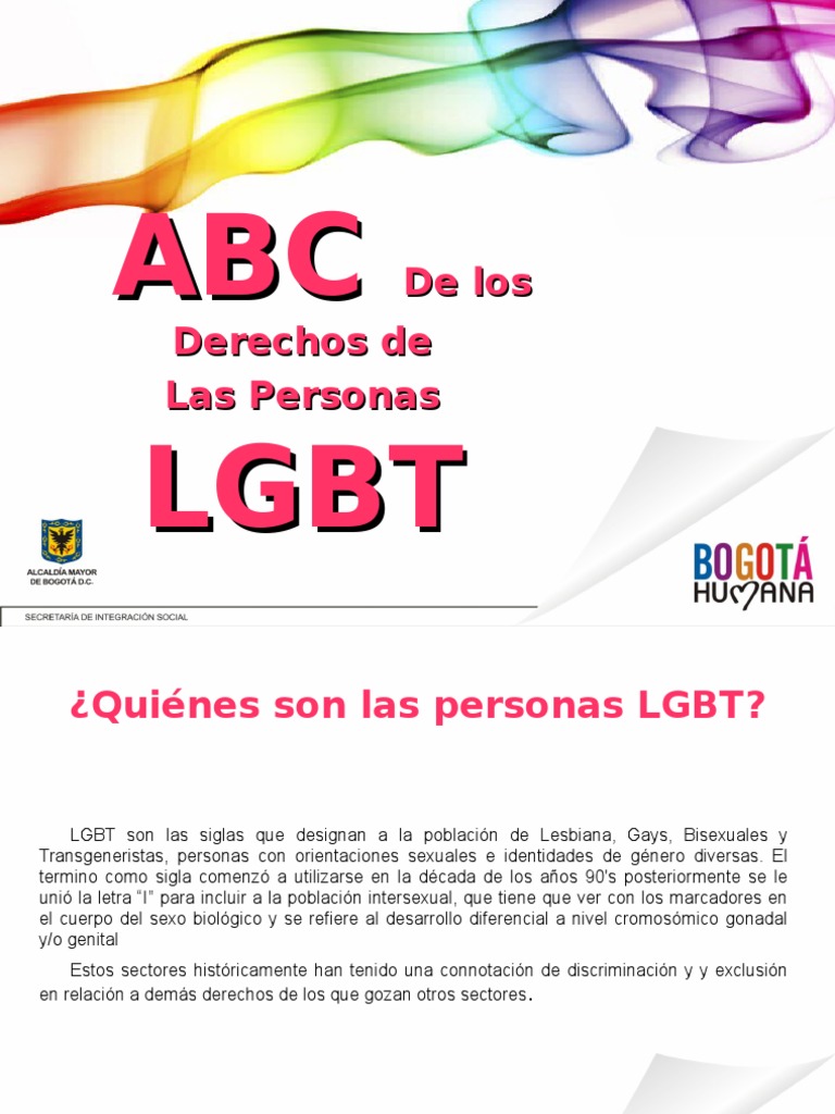 ABC de Los Derechos de Personas LGBT | PDF | Orientación sexual | LGBT