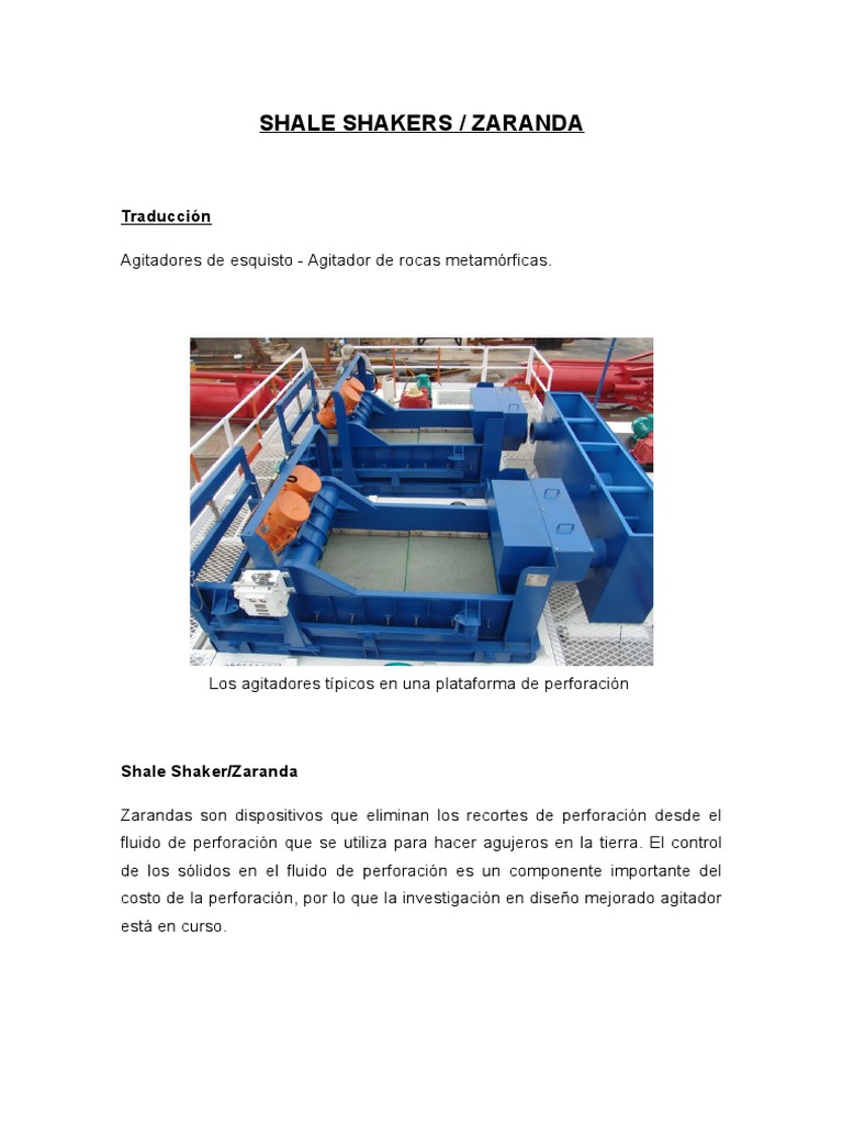 Shale Shakers Zaranda | PDF | Soldadura | Construcción