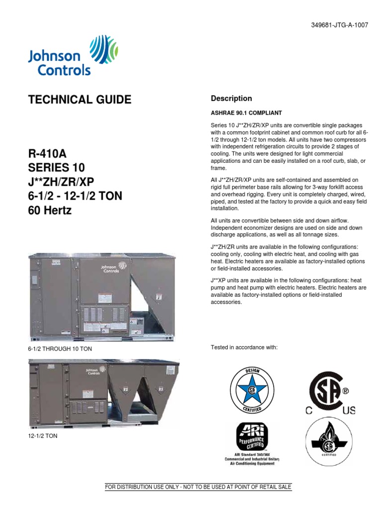 Johnson Controls J06 | Hvac | Electric Heating
