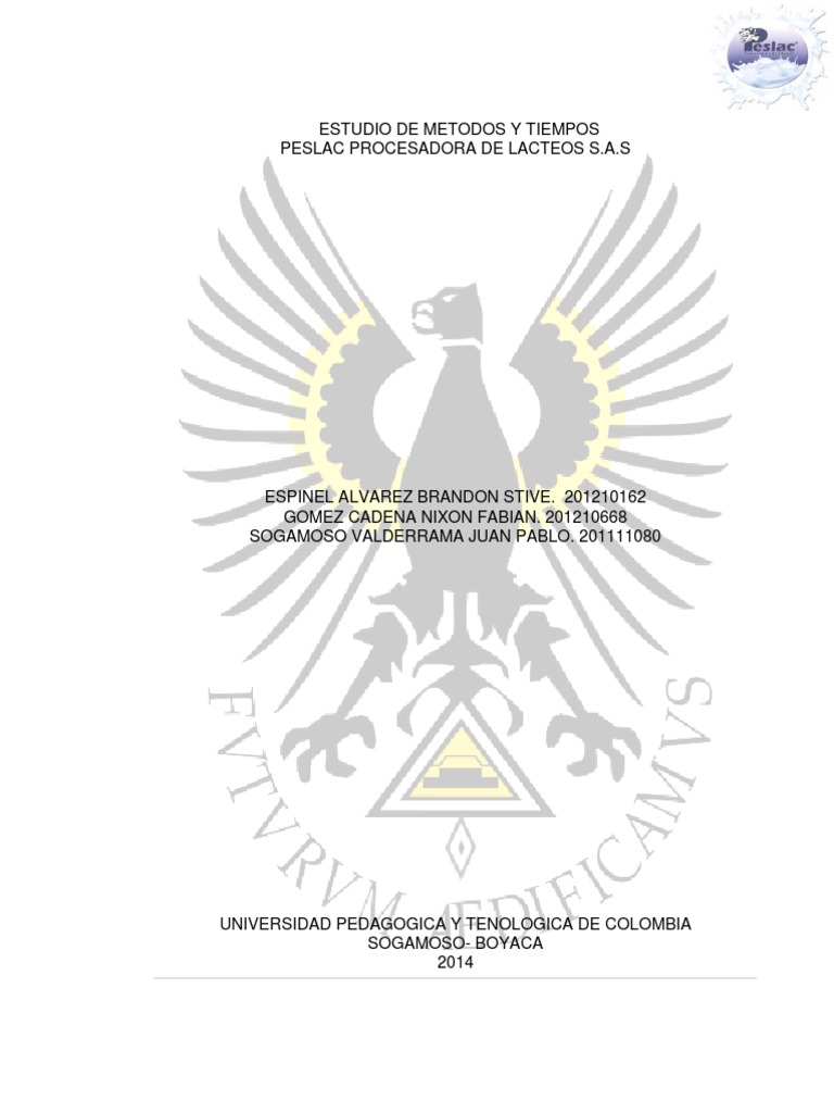 Trabajo Final Peslac - Docx 1 | PDF | Leche | Queso