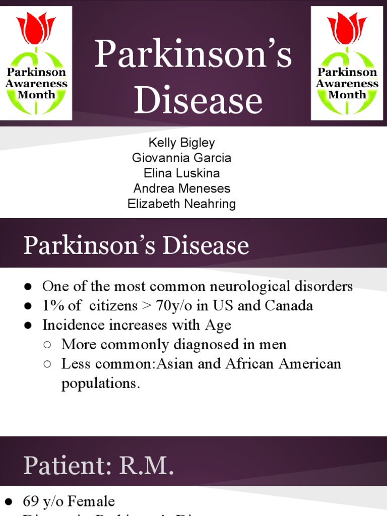 Parkinsons Presentation Case Study | PDF | Parkinson's Disease | Dopamine