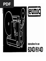 Eumig Projector P8 Automatic Novo User Manual | PDF | Equipment | Optics