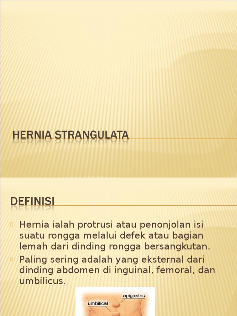 Hernia Strangulata | PDF