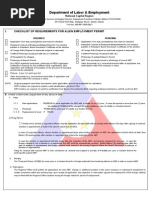 Dole Alien Employment Permit Checklist | PDF | Identity Document ...
