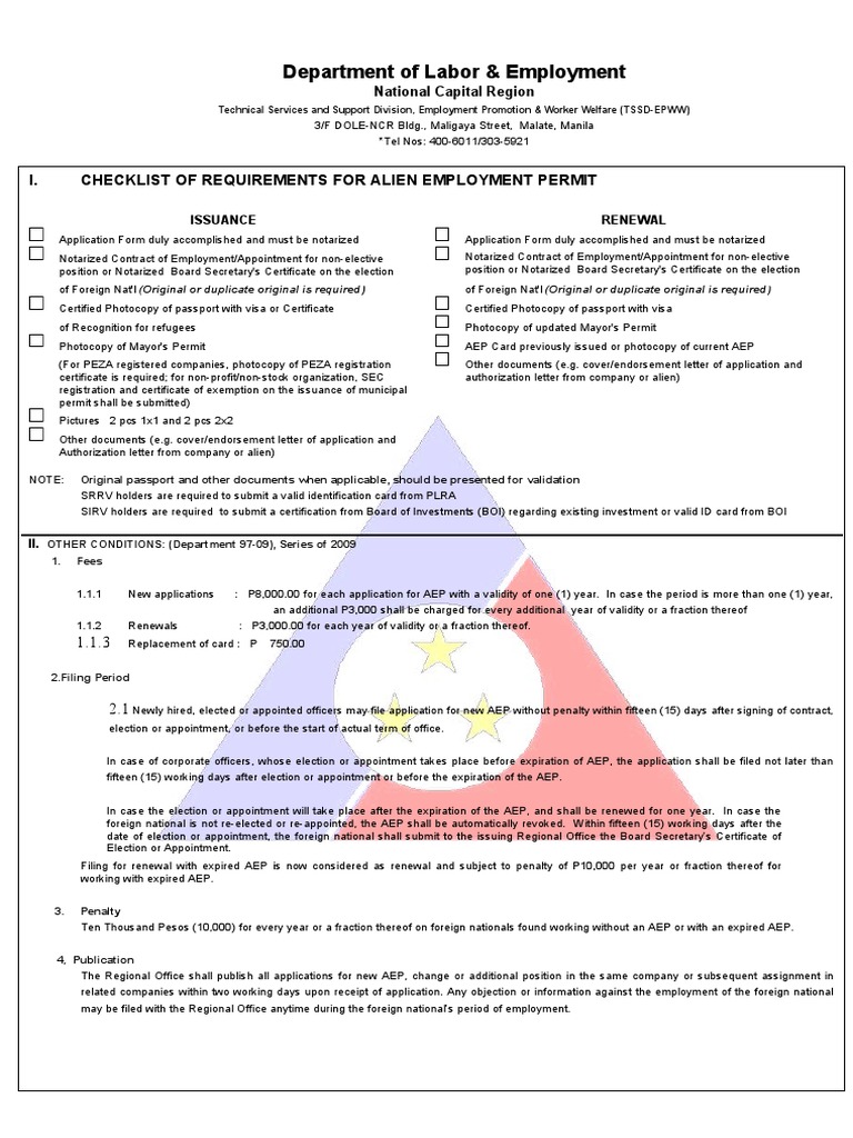 AEP Checklist | Identity Document | Passport