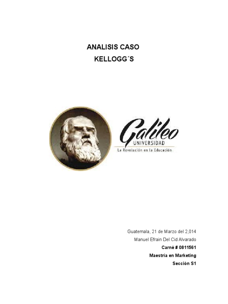 Analisis Caso Kellog S | PDF | Producto (Negocio) | Los consumidores