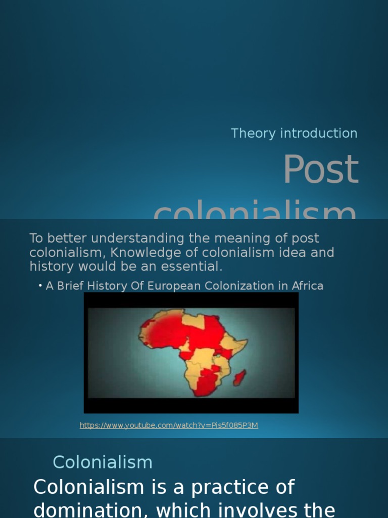 Postcolonialism (1).pptx | Postcolonialism | Colonialism