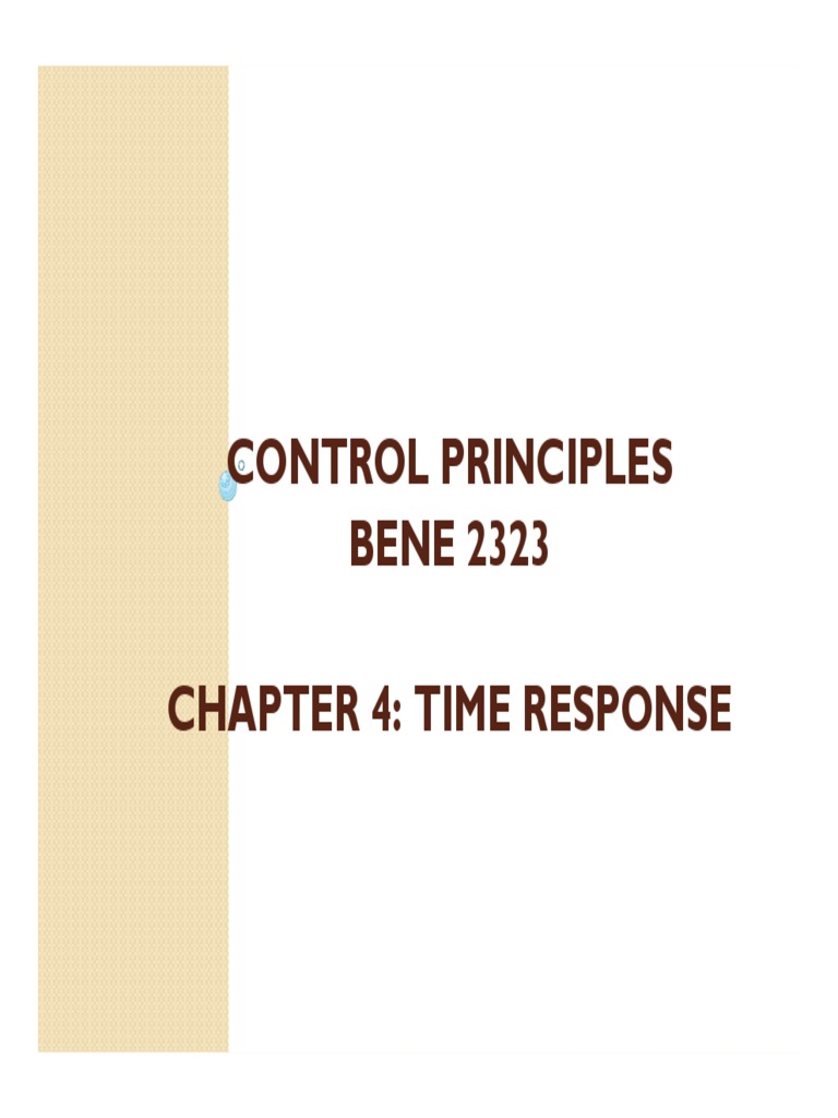 Time Response | PDF | Complex Number | Exponential Function