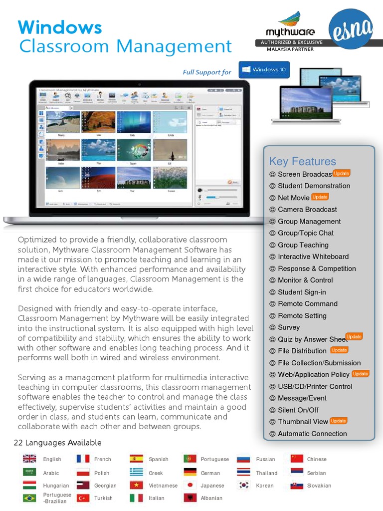 Mythware Classroom Management Software | PDF | Classroom Management ...