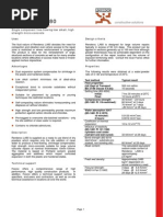 Masterflow 810 Brochure | PDF | Concrete | Industries