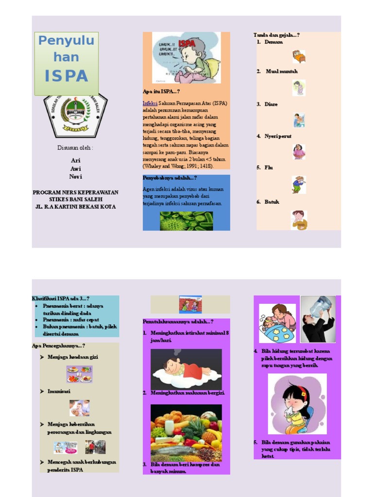 Penyuluhan ISPA Leaflet | PDF