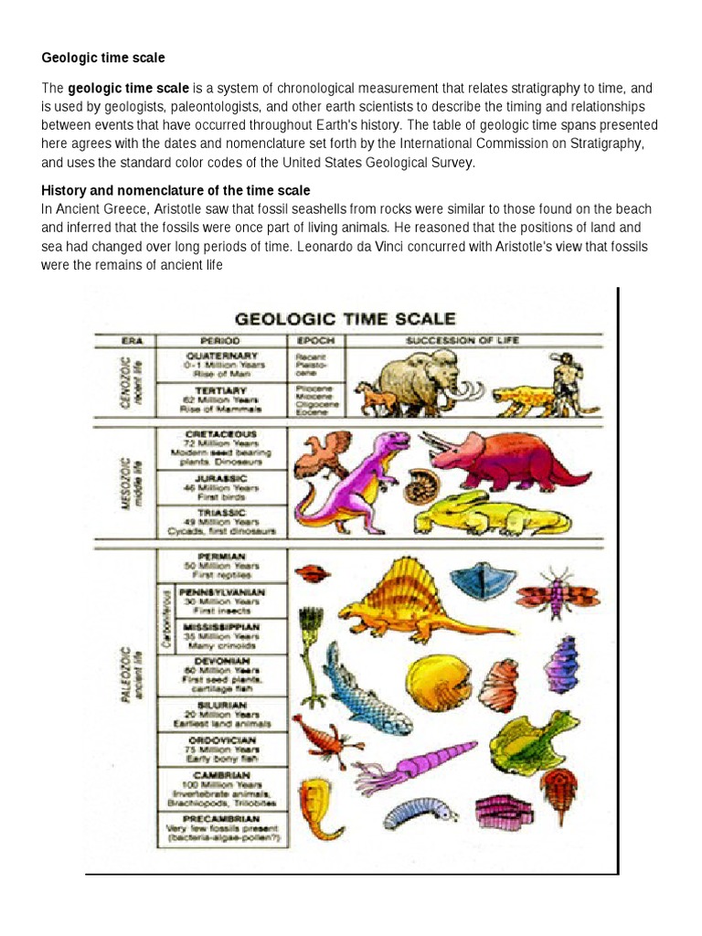 Geologic Time Scale | PDF | Geologic Time Scale | Biodiversity