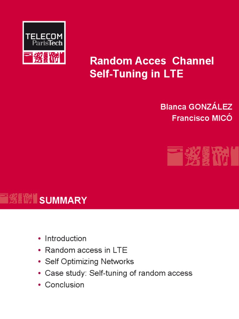 RACH Optimization | PDF | Lte (Telecommunication) | Cellular Network