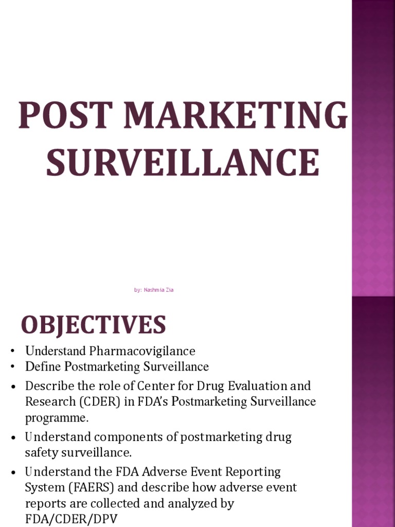 Post Marketing Surveillance | PDF | Pharmacovigilance | Food And Drug ...