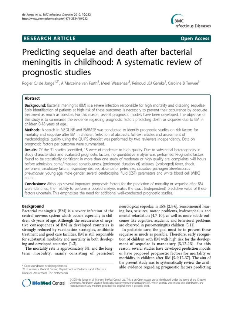 Journal Reading | PDF | Meningitis | Coma