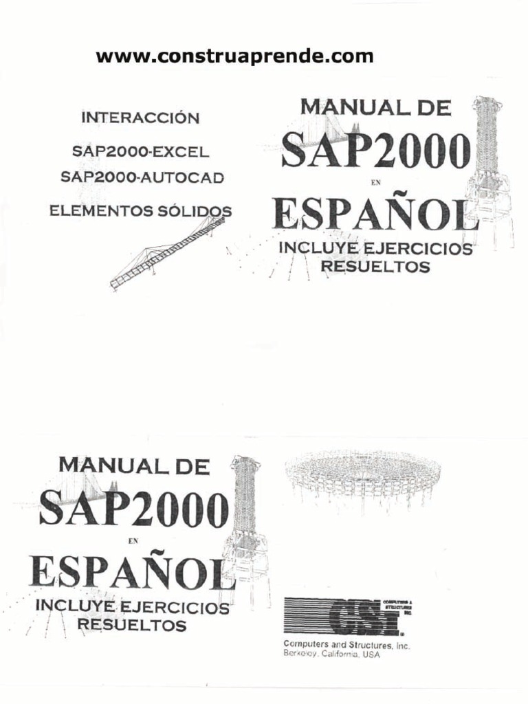 Ejemplos SAP2000 v6 | PDF