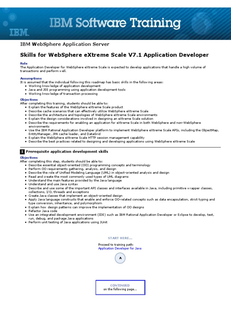 Skills For Websphere Extreme Scale V7.1 Application Developer | Download Free PDF | Java ...