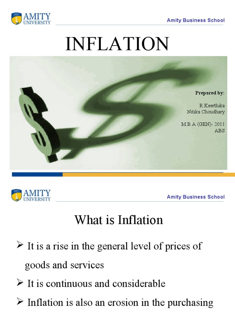 Inflation- Presentation | Inflation | Credit