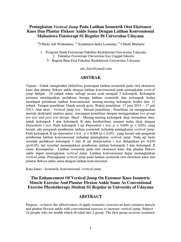 Jurnal Udayana Jump | PDF