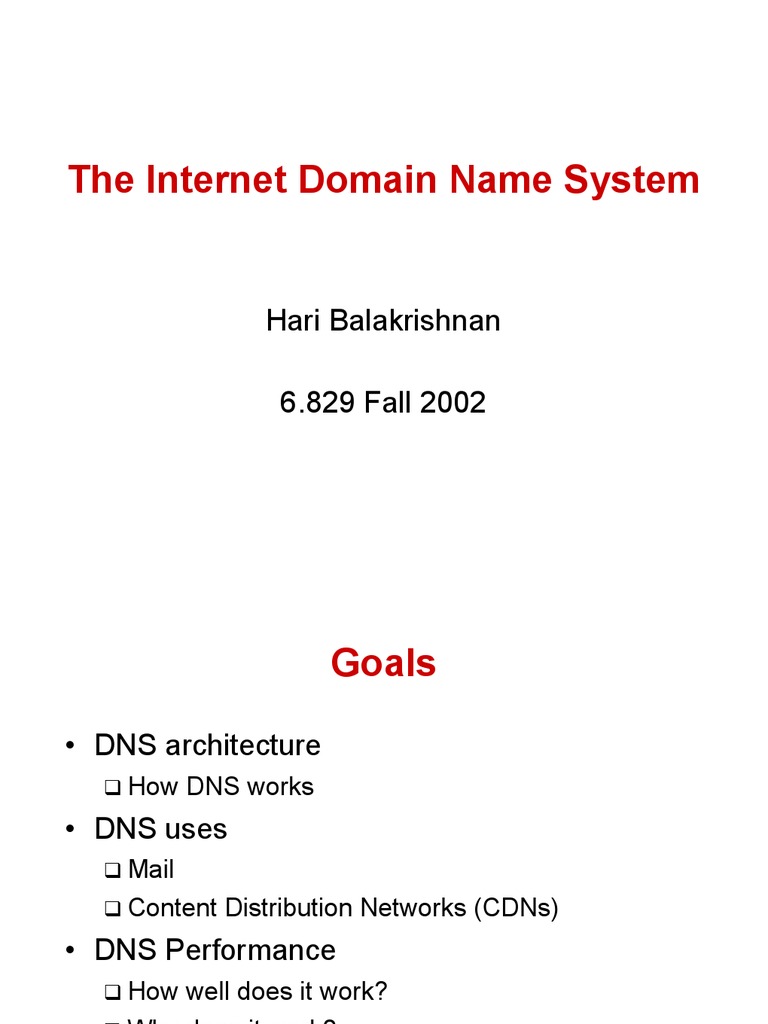 The Internet Domain Name System | PDF | Domain Name System ...