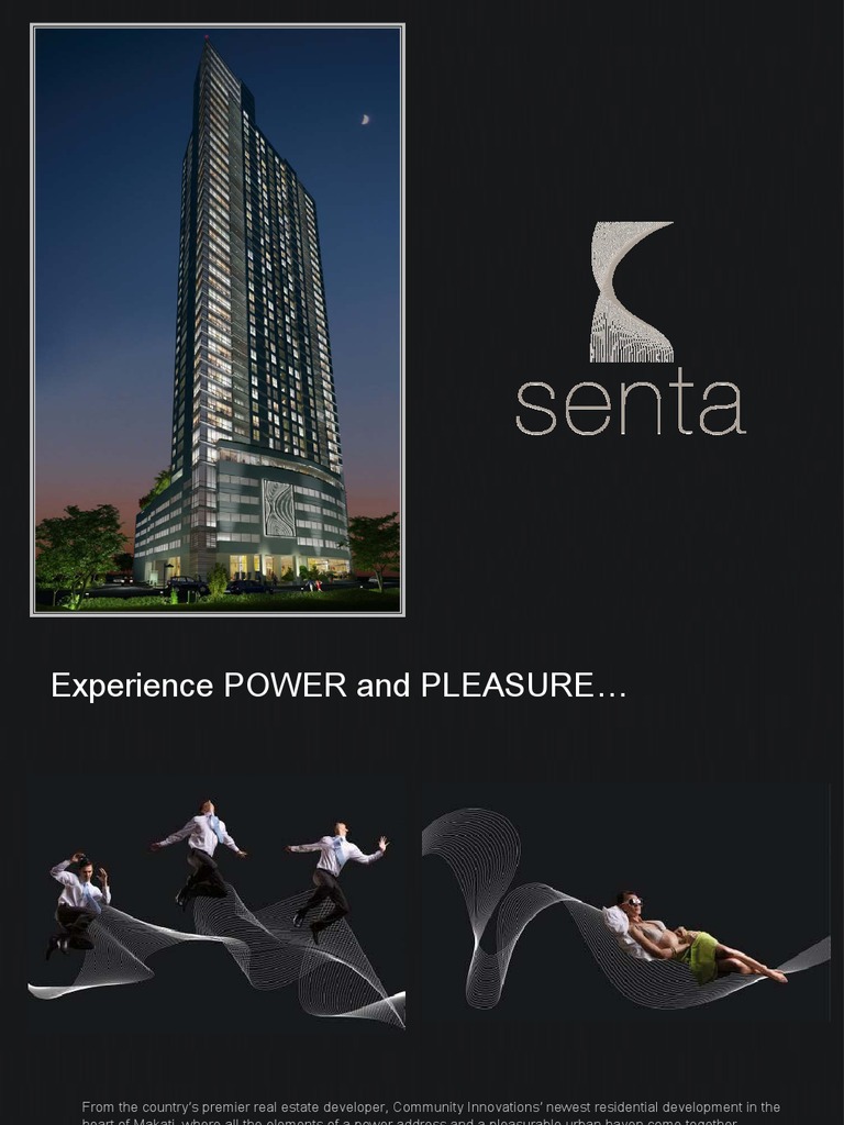 Senta: Luxury Condos in Makati | PDF | Makati | Swimming Pool