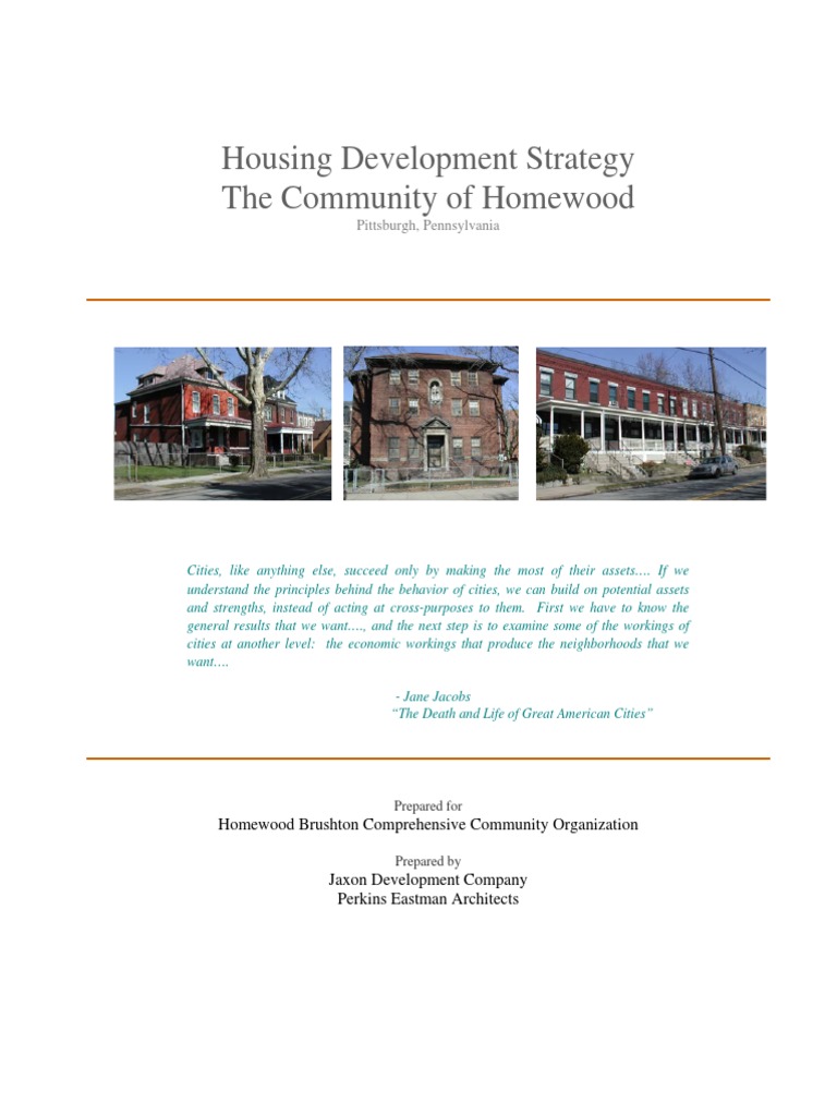 Homewood Neighborhood Revitalization Plan | Urban Renewal | Suburb
