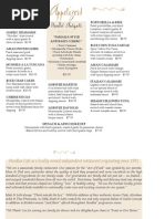 Ruscello Menu | PDF | Salad | European Cuisine