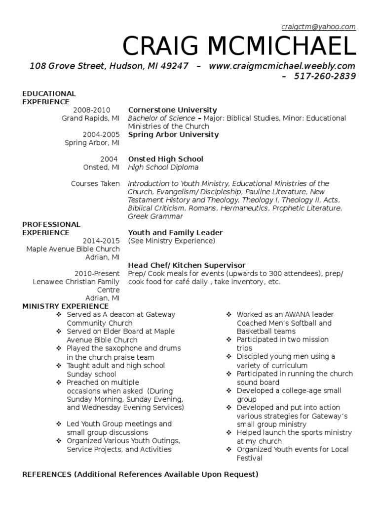Craig Resume Option Website | PDF | Social Science