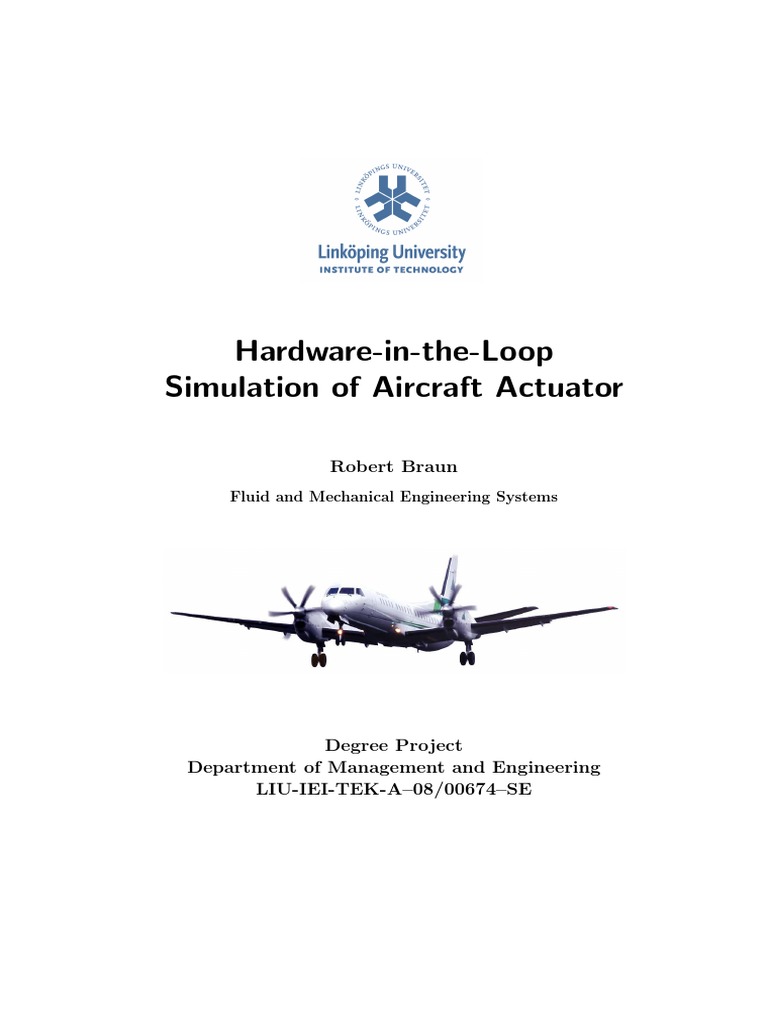 Enabling Hardware-in-the-Loop Simulation of Aircraft Actuators Through ...