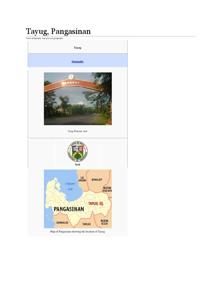 History of Tayug 1000 | PDF | Agriculture | Unrest