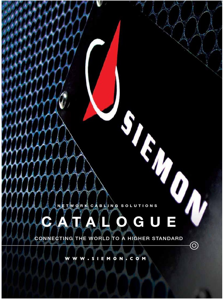 2015 Siemon Full Catalogo | PDF | Electrical Connector | Cable