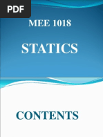 Engineering Mechanics Ii (Dynamics) Meng 2052: Chapter One | PDF | Force | Weight