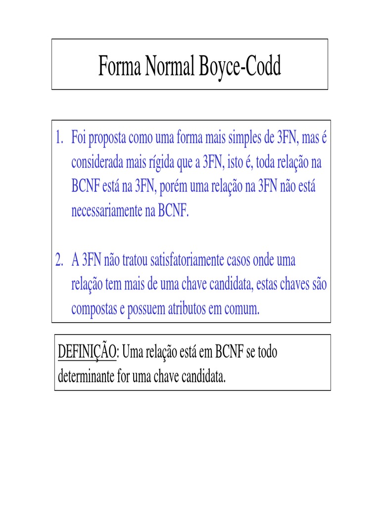 Boyce Codd | PDF