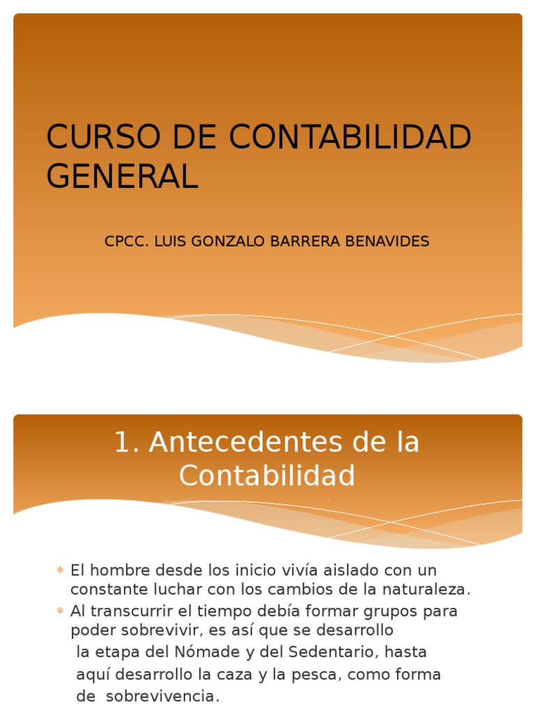 Curso de Contabilidad Basica | PDF | Contabilidad | Economias