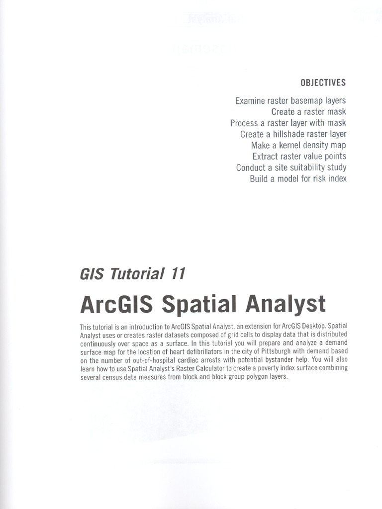 Tutorial 11 Arcgis | PDF