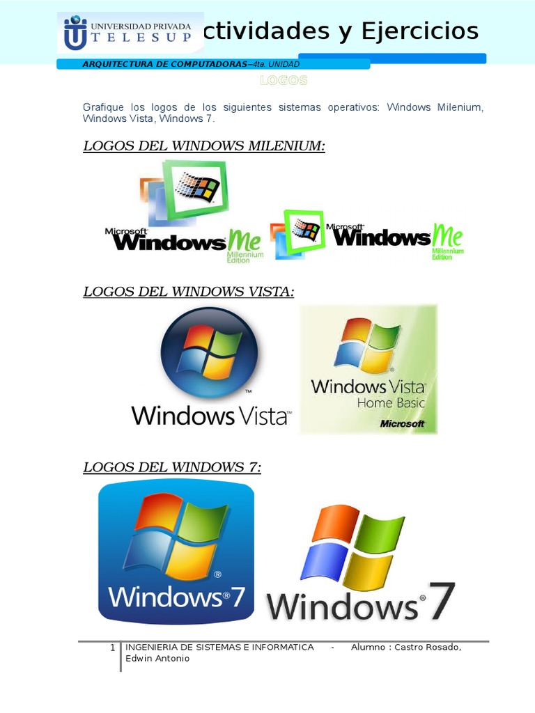 Logos de Sistemas Operativos Windows | PDF | Windows Nt | Equipo de oficina