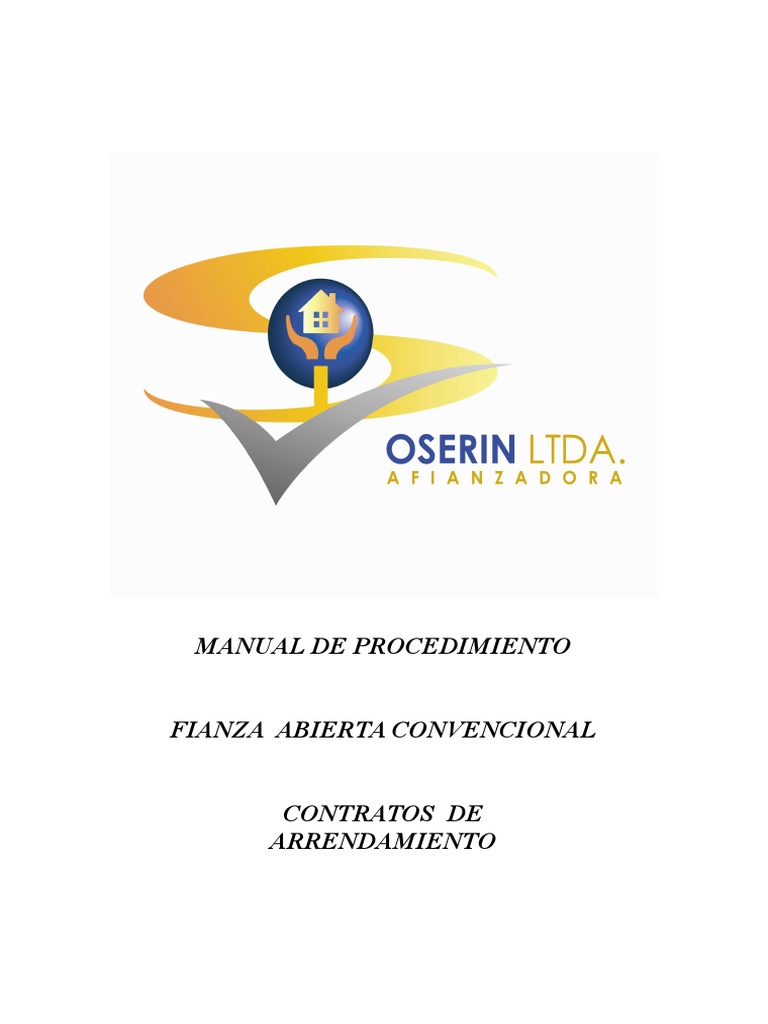Manual Oserin | PDF | Pagos | Alquiler