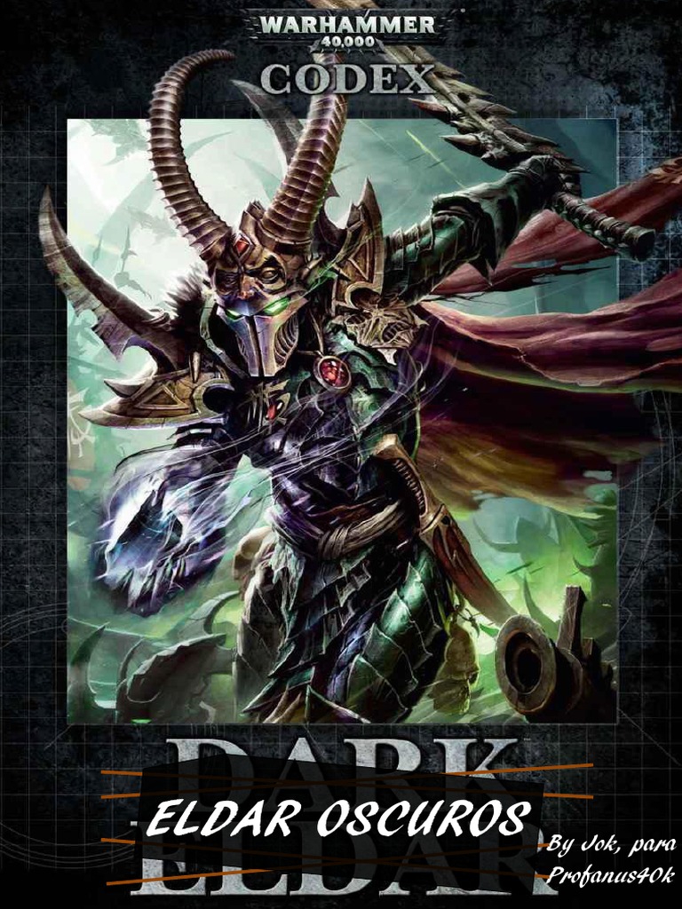 Codex Eldar Oscuros Profanus Edition | PDF | Infantería | Guerras y ejércitos militares